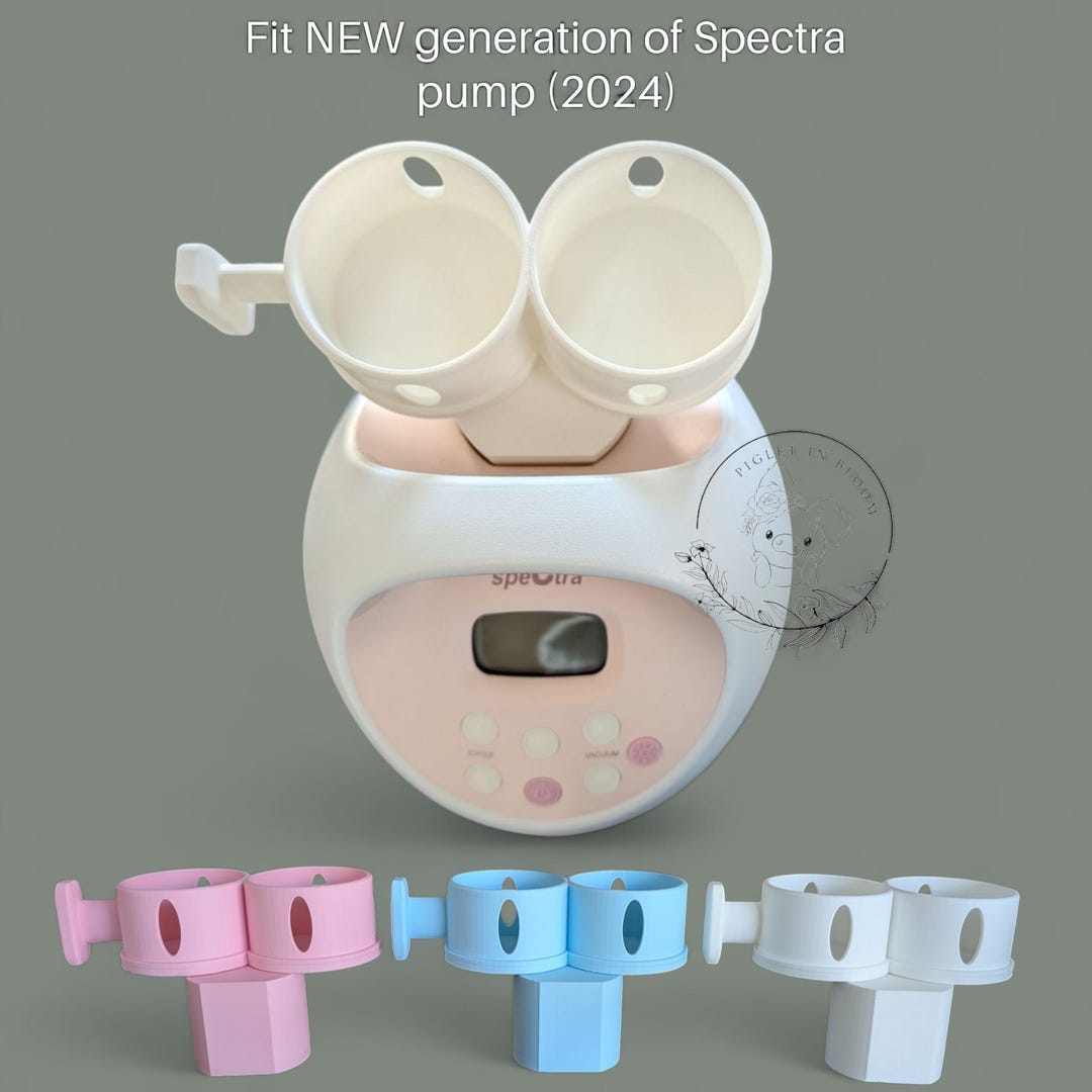 NEW Generation Spectra Breast Pump S1 S2 's Bottle Holder Attachment ...