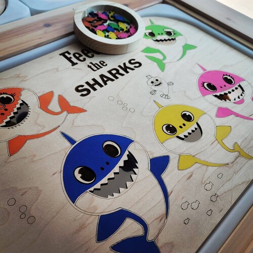 Montessori IKEA Flisat Farm Animal Puzzle Lid Insert for Kids - Etsy