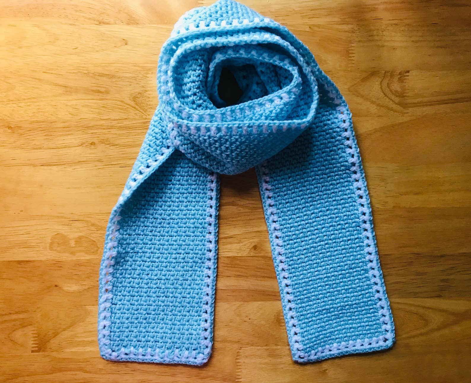 Crochet Child/Kid/Boys/Baby Scarf Pattern Crochet Scarf for | Etsy
