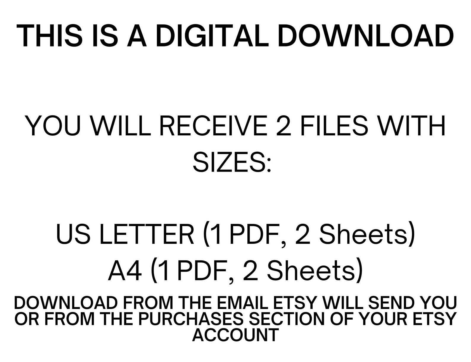 Plant Pruning Calendar Printable, Blank Digital Download. Minimalist ...