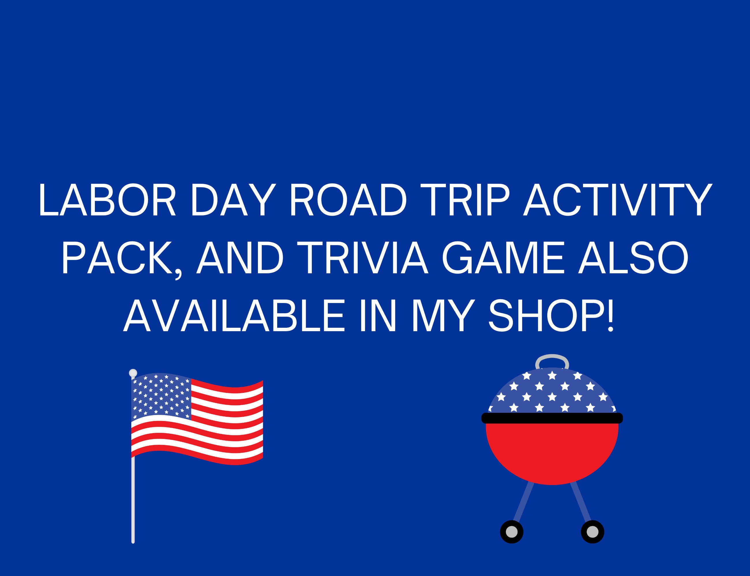 Labor Day Activities Printable Party Bundle for Kids and - Etsy