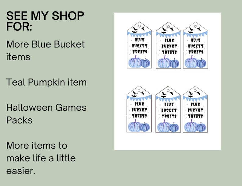 Blue Pumpkin Poster Halloween Printable Bundle - Etsy