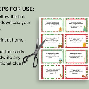 Indoor Christmas Treasure Hunt Clues. Scavenger Hunt Riddles. Printable ...