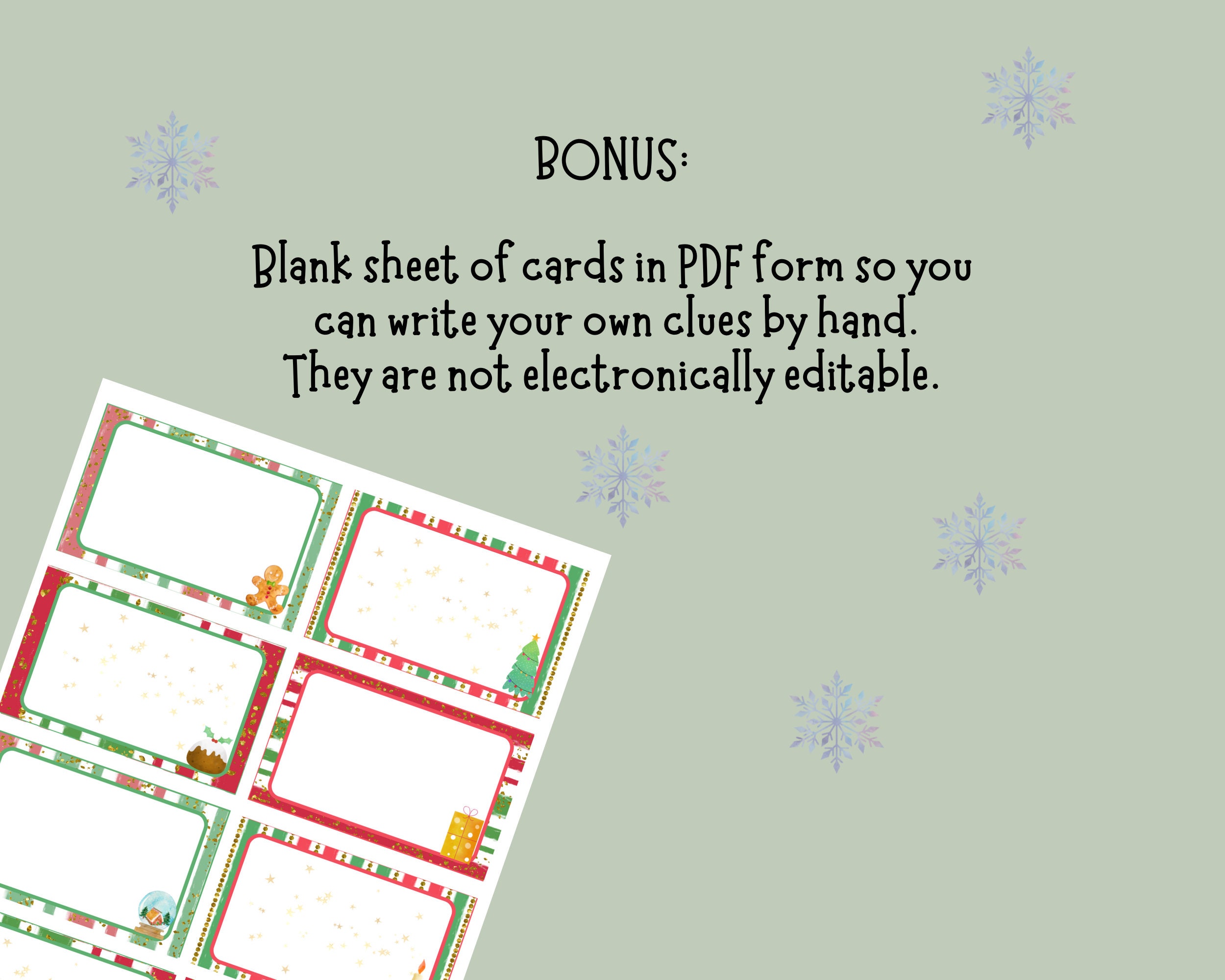 Indoor Christmas Treasure Hunt Clues. Scavenger Hunt Riddles. Printable ...