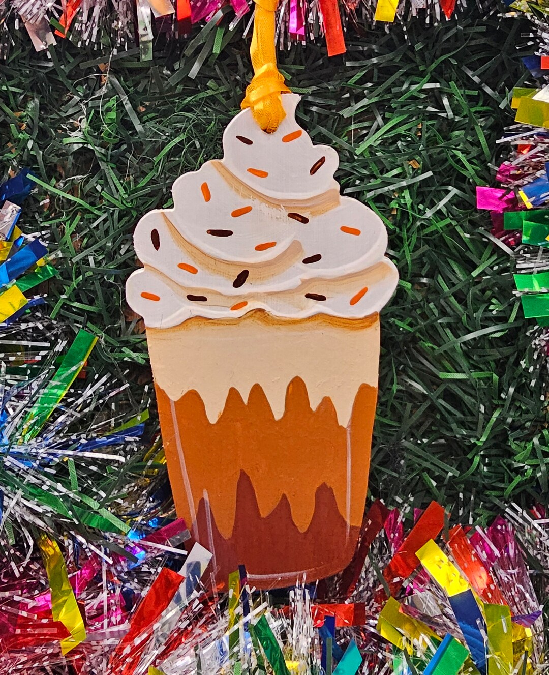 Coffee With Sprinkles Ornament - Etsy