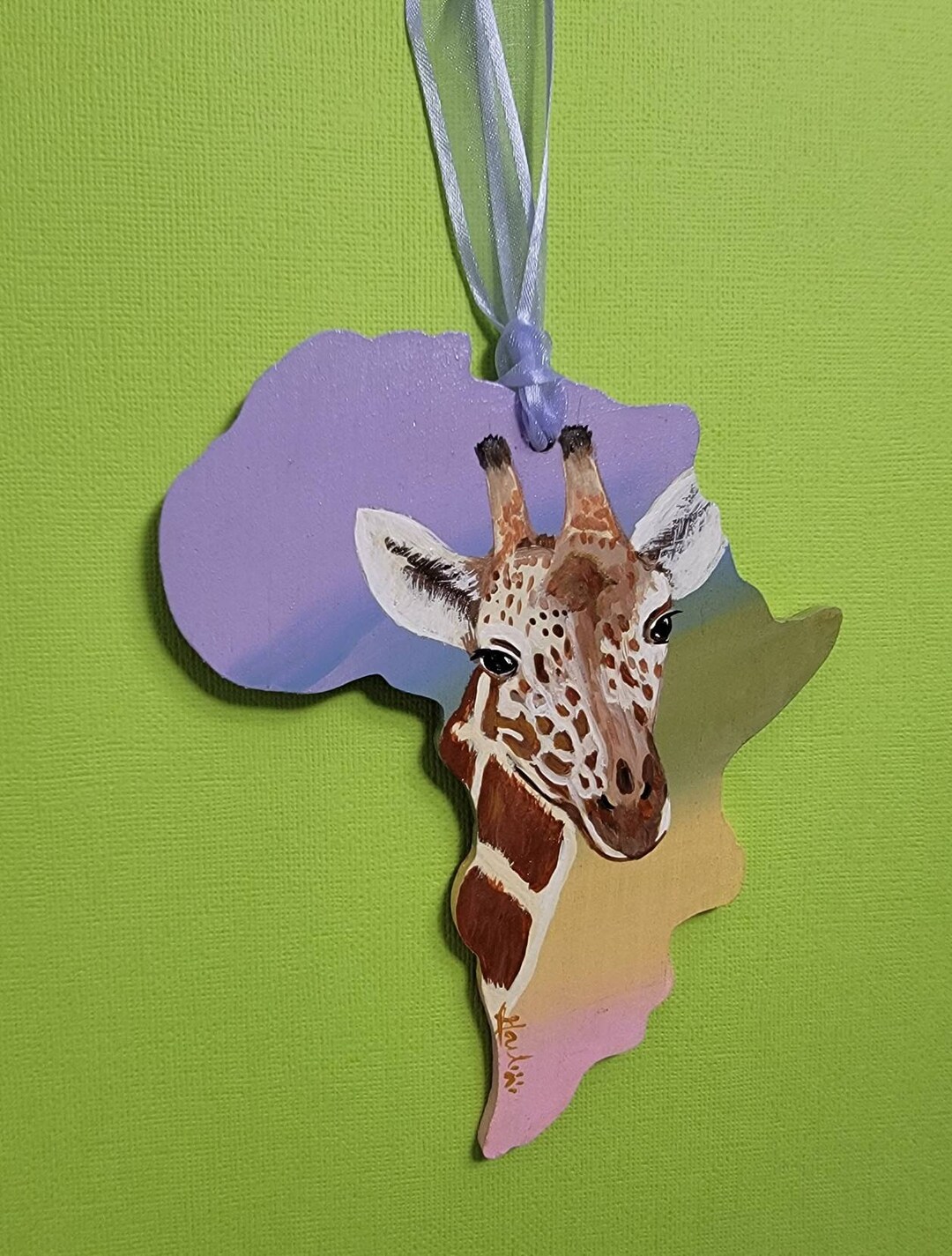 Africa Ornament - Giraffe - Etsy