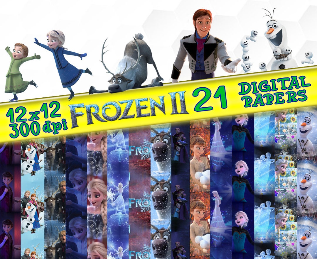 Frozen Digital Papers,frozen Printable,frozen Birthday,frozen Images ...