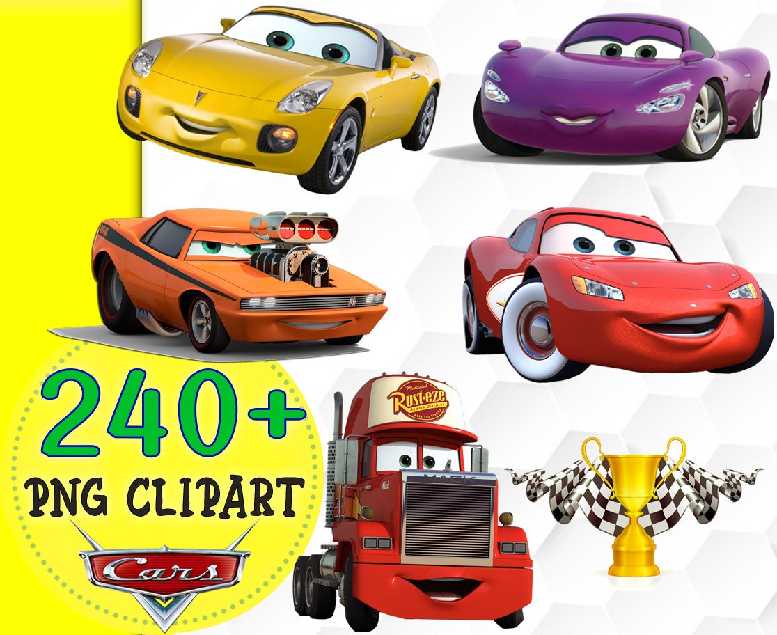 Disney Cars Group Clipart