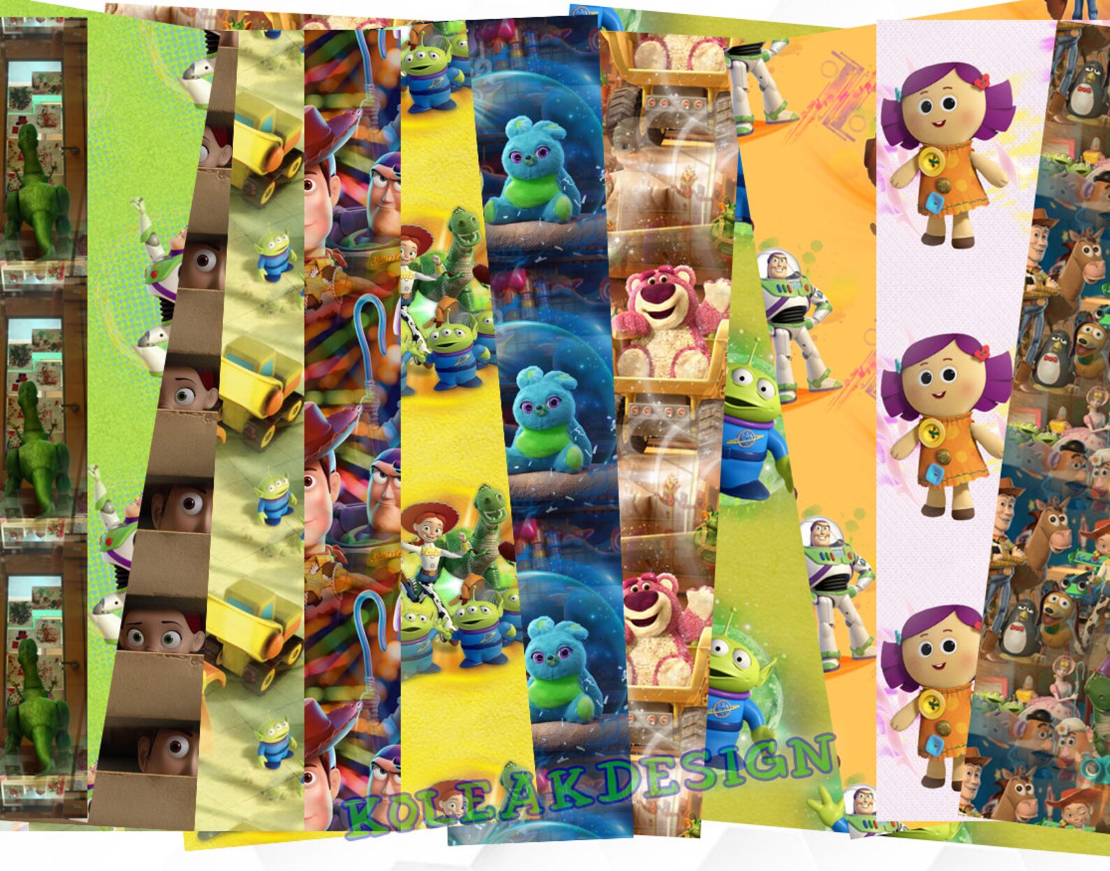 Toy Story digital papersToy Story 4Toy Story scrapbookToy | Etsy