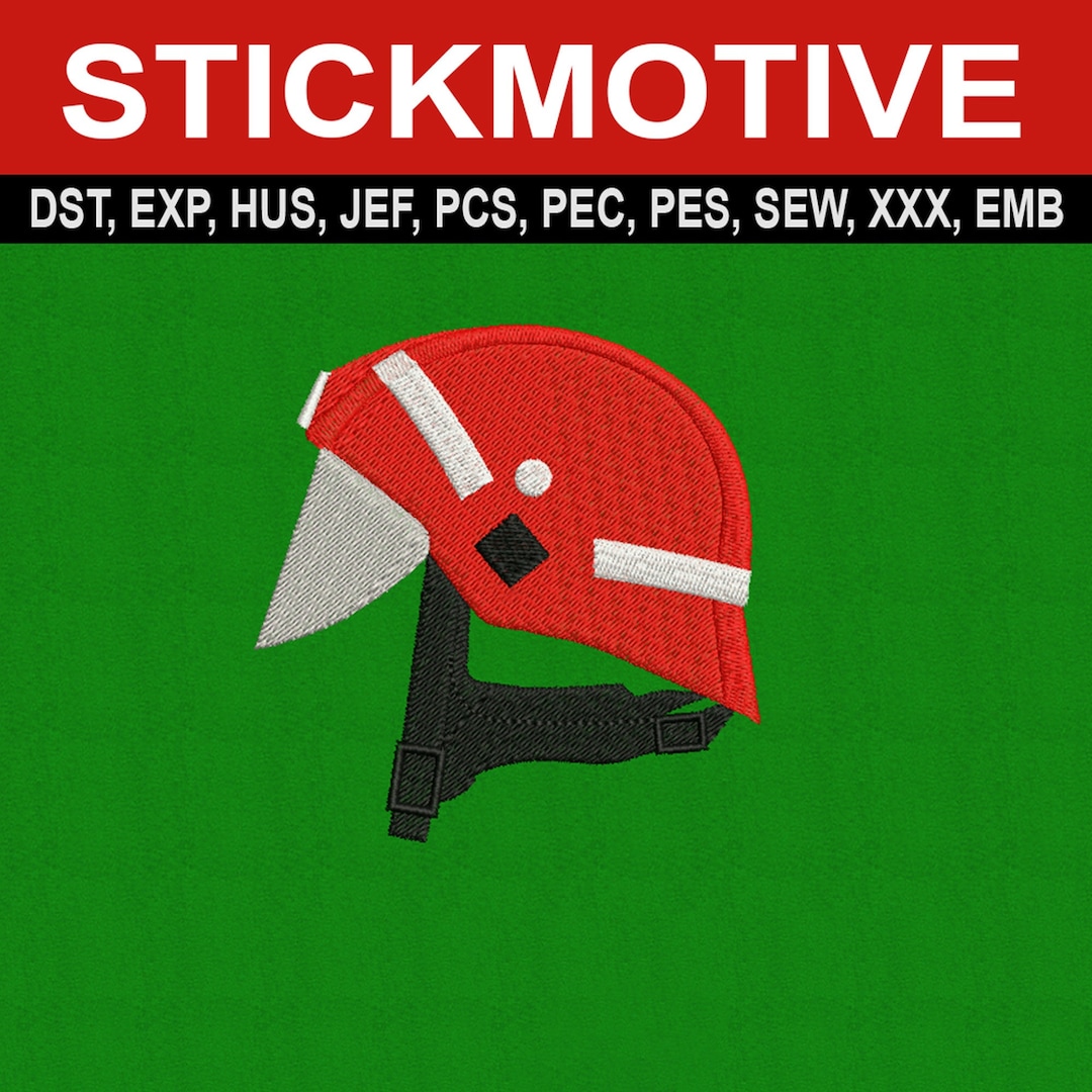 Feuerwehr Feuerwehrhelm Stickdatei Helm Firefighter PES - Etsy