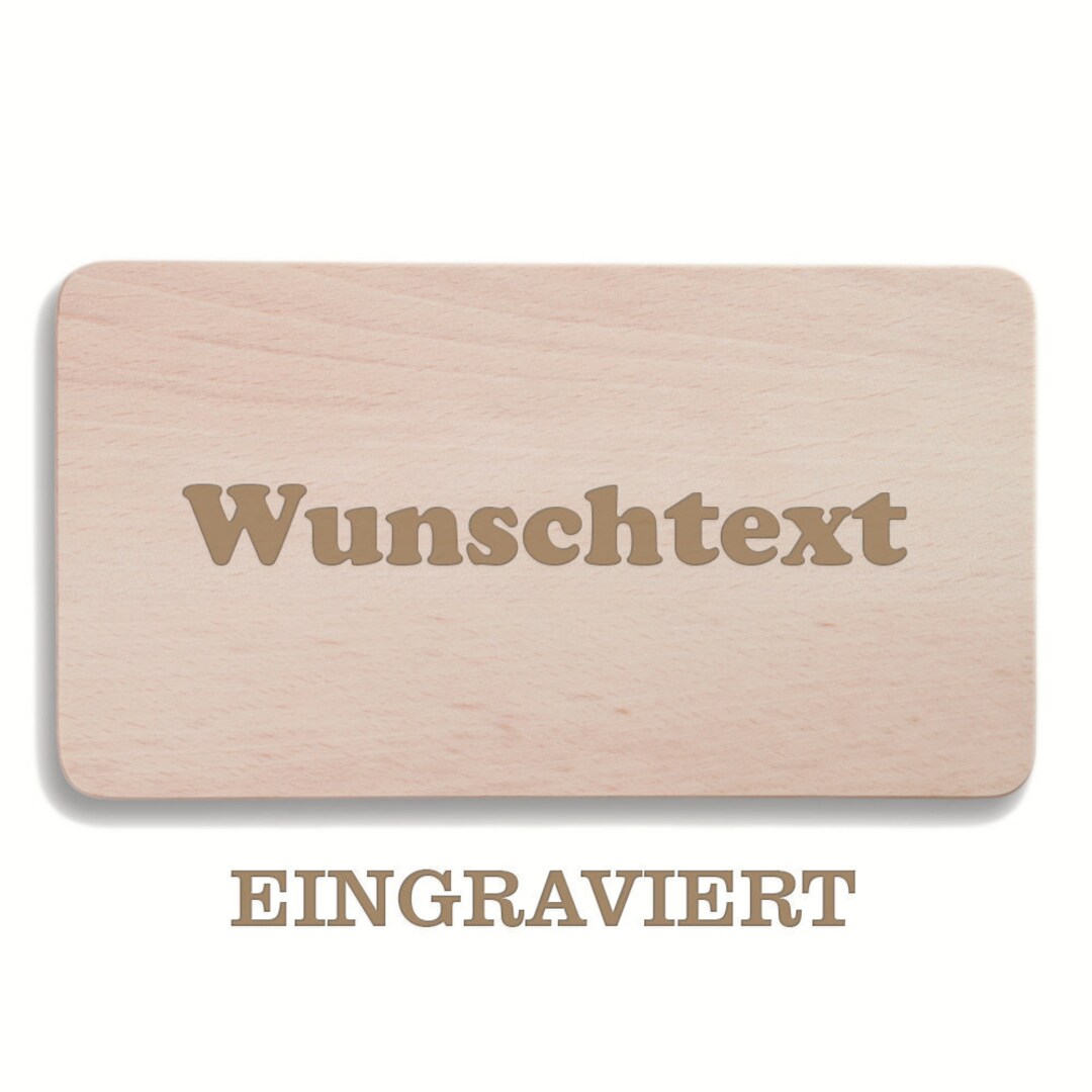 Holzbrett Schild Mit Wunschgravur Holzschild Individuelles Geschenk Mit ...