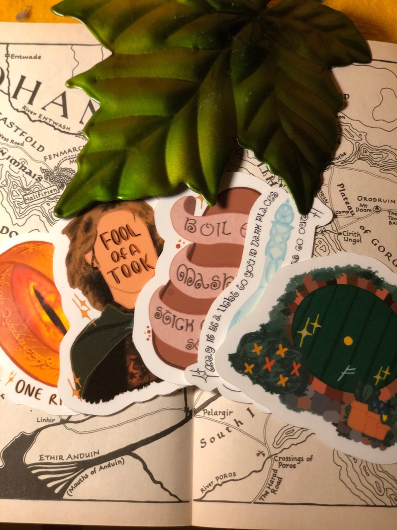 Lord of the Rings Stickers / Sticker Packs / Weatherproof - Etsy
