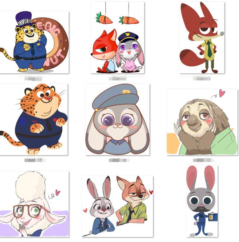 Zootopia Png File, High Resolution, Clipart Vector File Printable ...