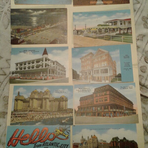 Atlantic City Postcards - Etsy