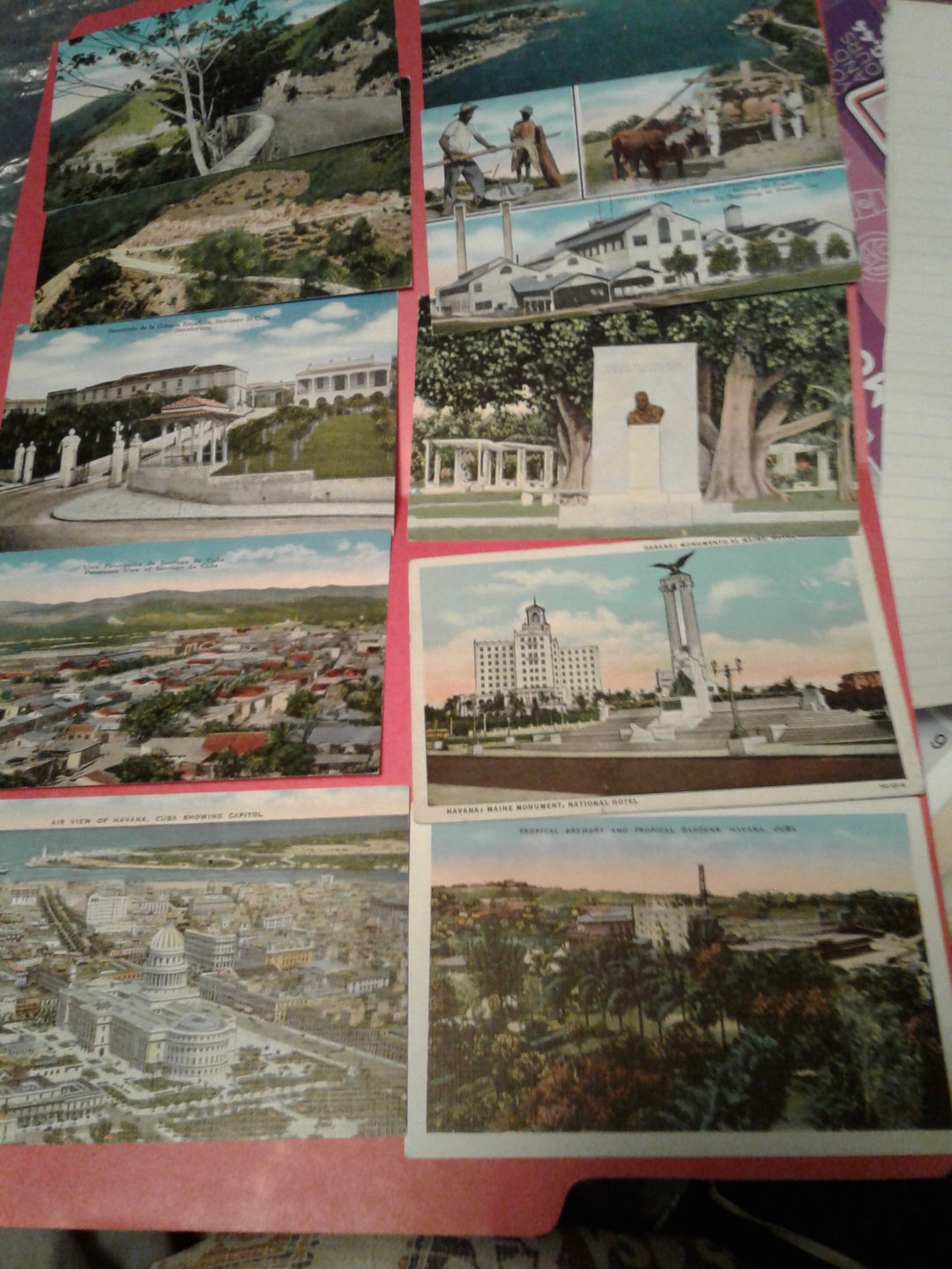 Authentic Vintage Linen Style Postcards of Havana and Santiago Cuba - Etsy