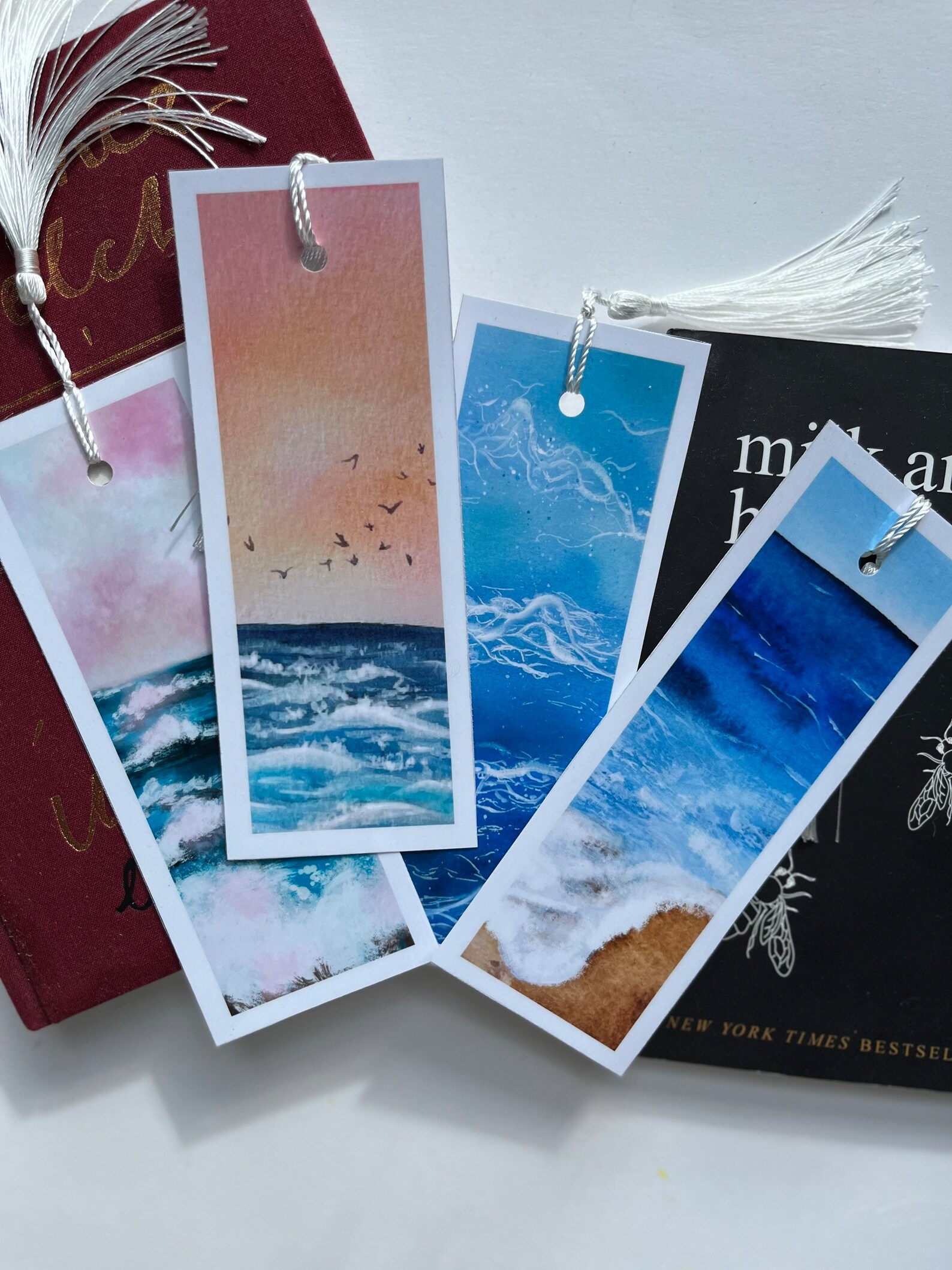 Ocean Seaside Bookmark 4-pack - Etsy