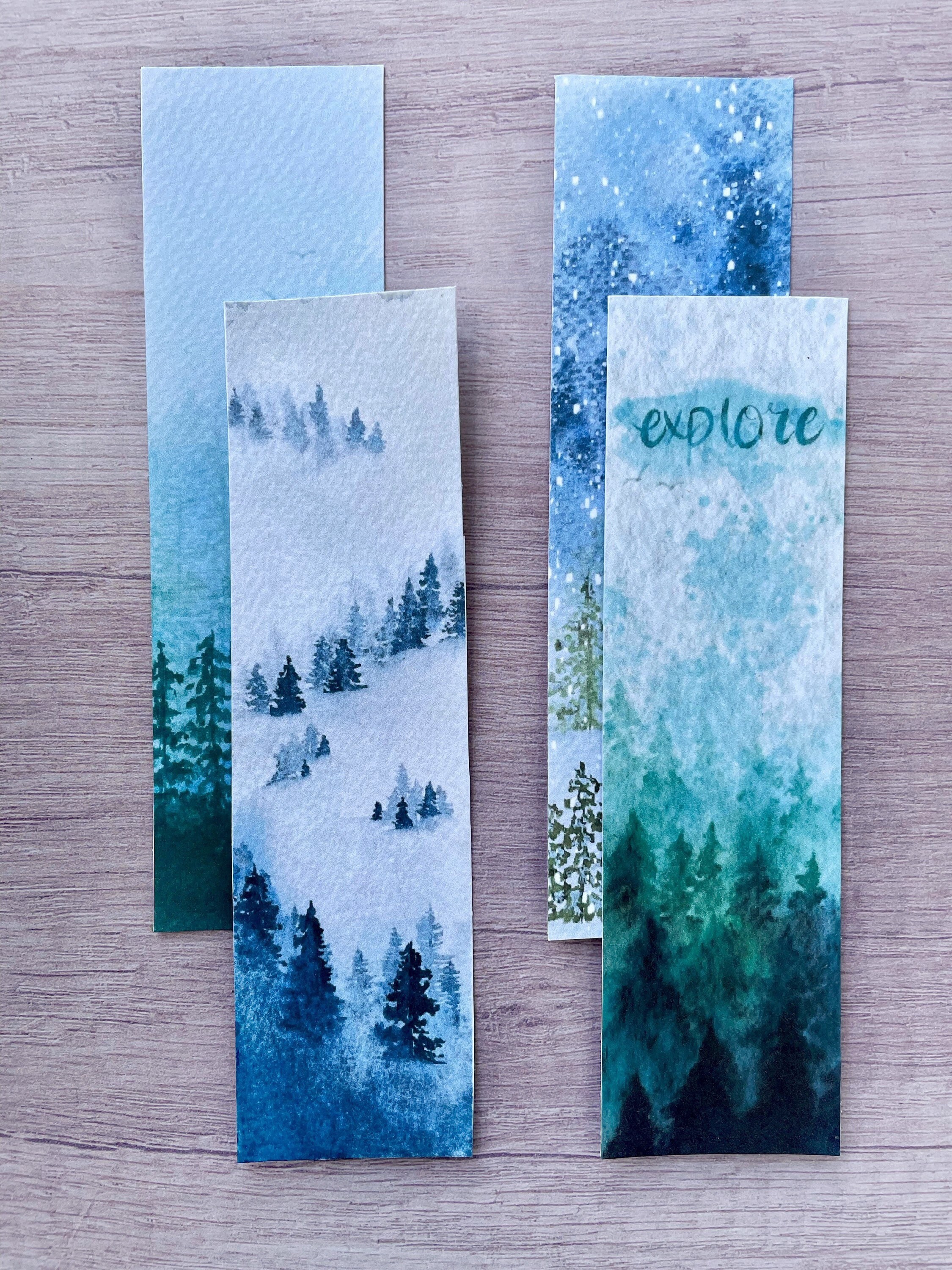 Wilderness Bookmark 4-pack. Perfect for Small Gifts, Stocking Stuffers ...