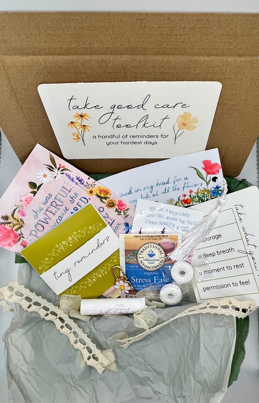 Self Care Package for Mental Health - Encouragement Gift Box - Take ...