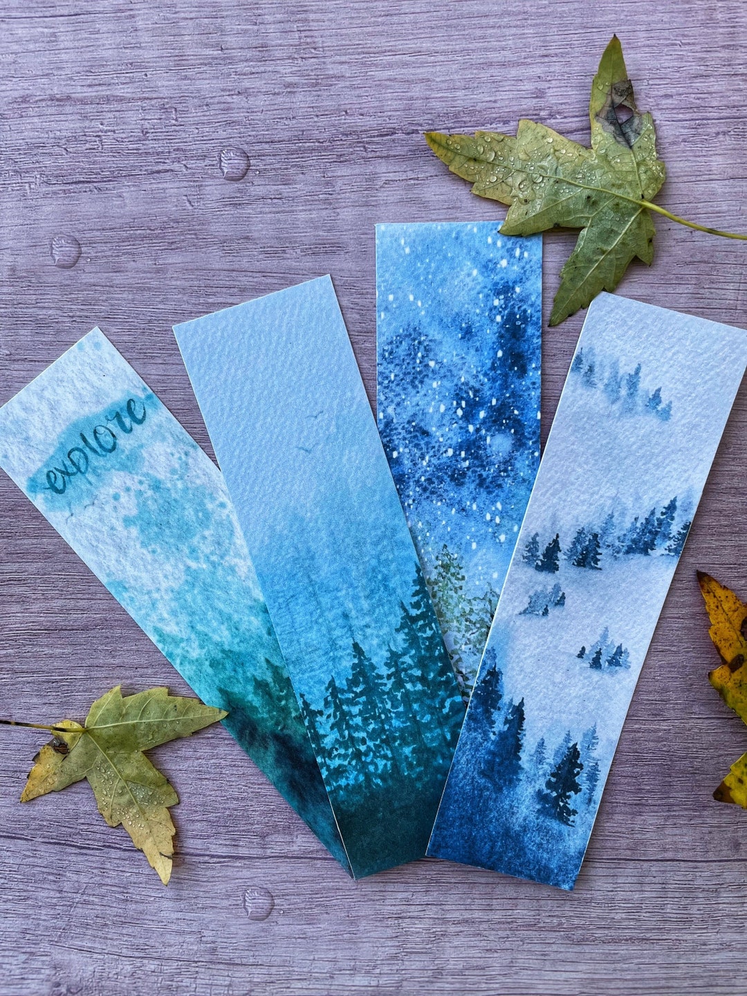 Wilderness Bookmark 4-pack. Perfect for Small Gifts, Stocking Stuffers ...