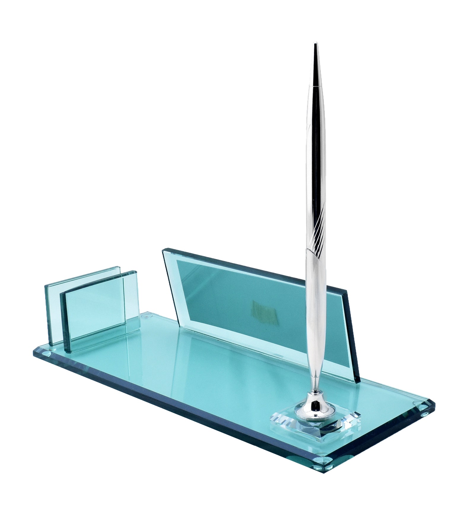 Personalized Glass Desk Name Plate Custom Office Name Sign - Etsy