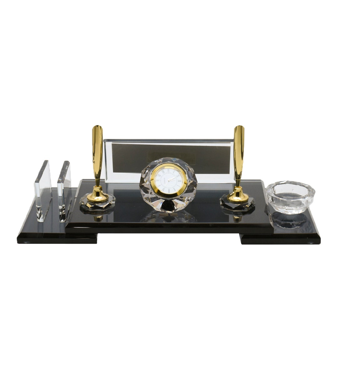 Personalized Desk Name Plate Glass, Custom Office Name Sign, Glass ...