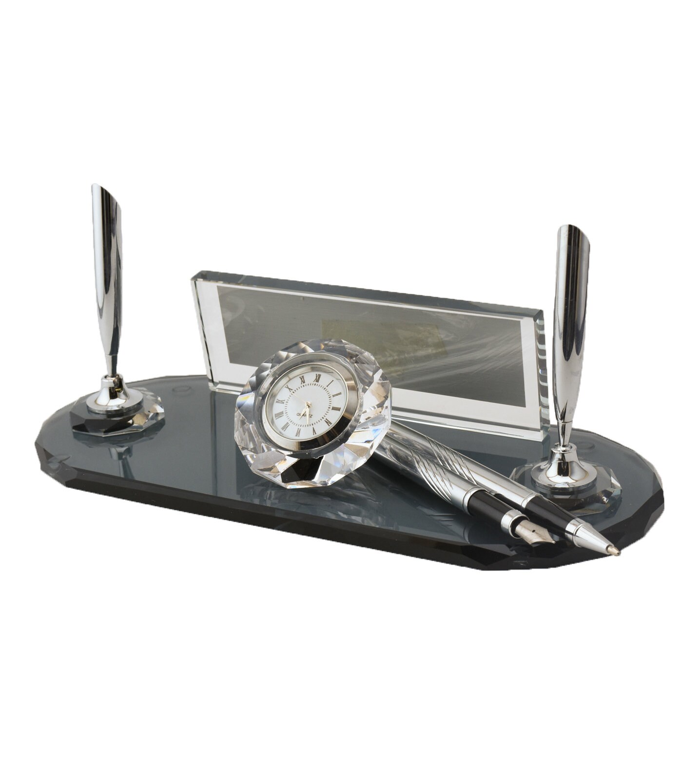 Personalized Desk Name Plate Glass Custom Office Name Sign - Etsy