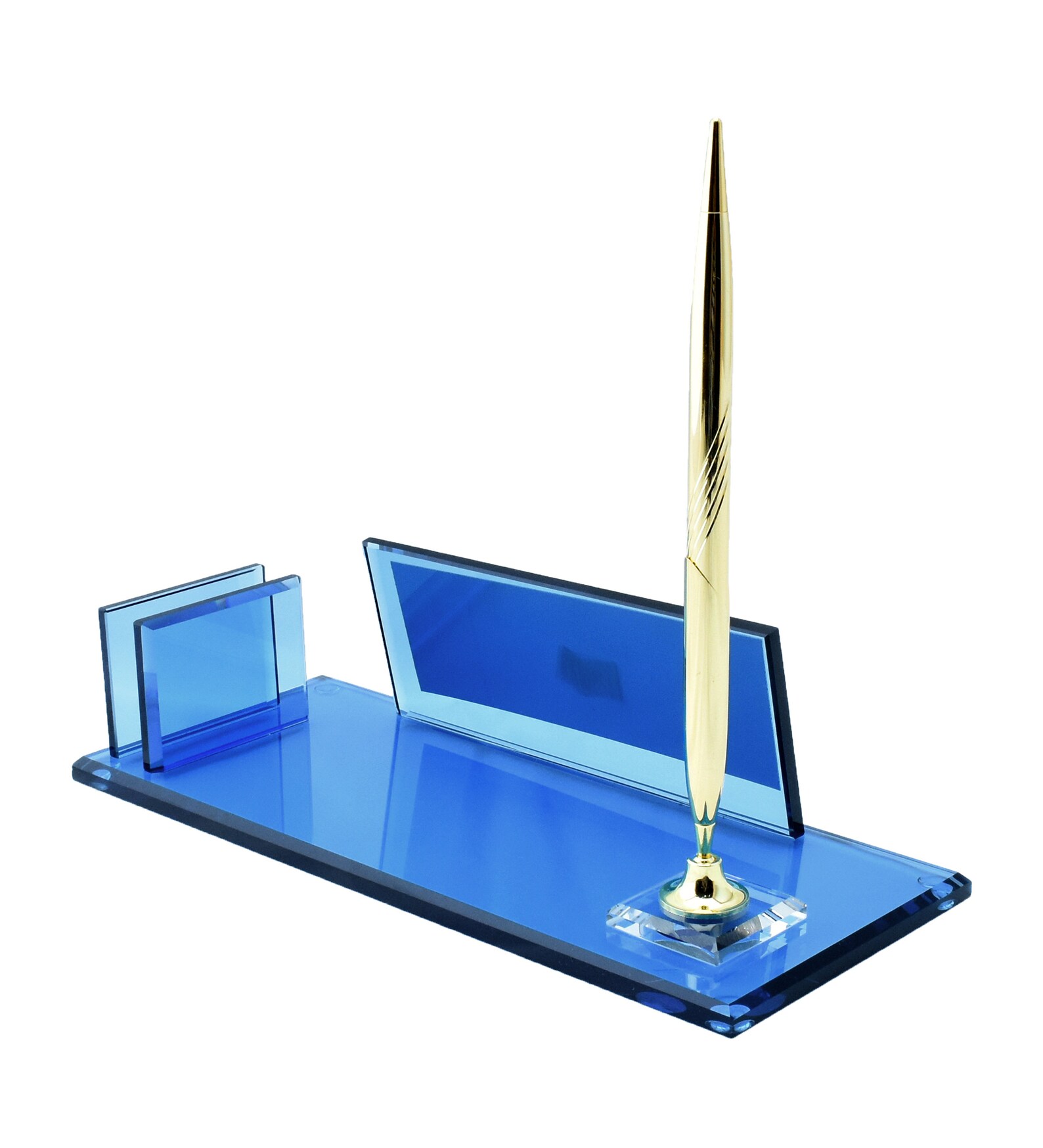 Personalized Glass Desk Name Plate Custom Office Name Sign - Etsy