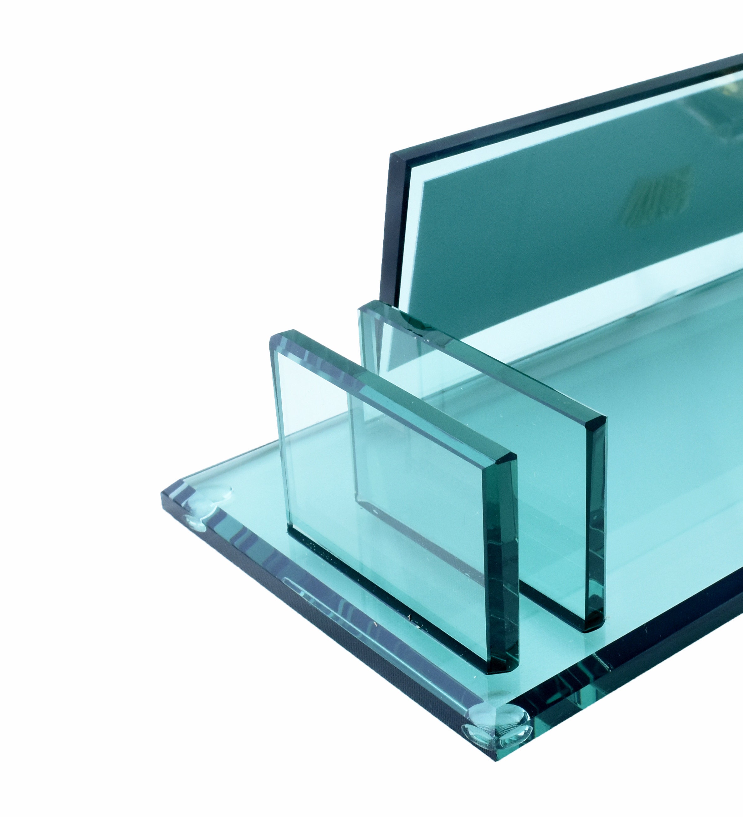 Personalized Glass Desk Name Plate Custom Office Name Sign - Etsy