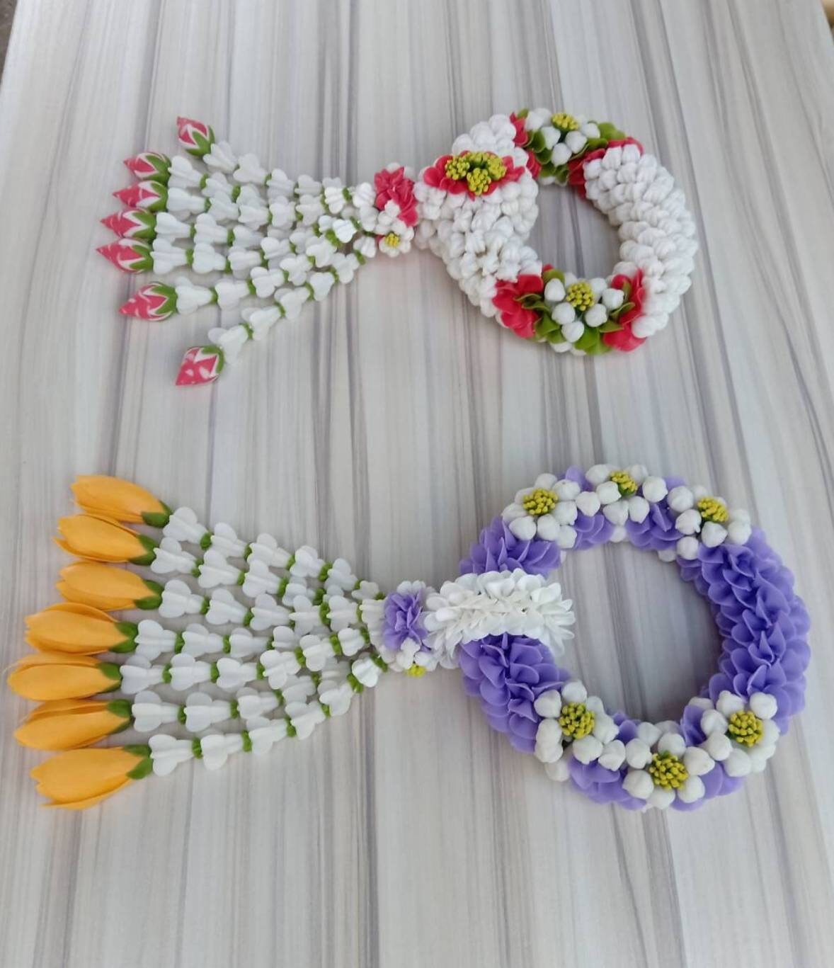 Vintage flower garland thai malai clay handmade art thai | Etsy