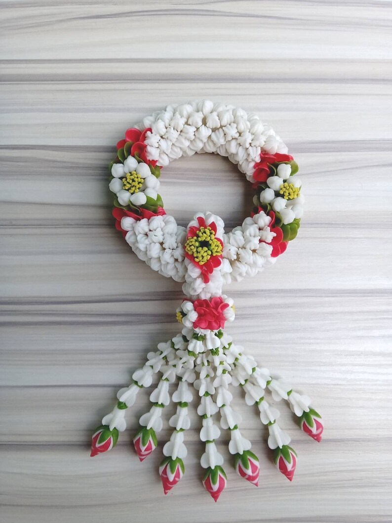 Vintage Flower Garland Thai Malai Clay Handmade Art Thai | Etsy