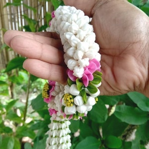 Vintage flower garland thai malai clay handmade art thai | Etsy