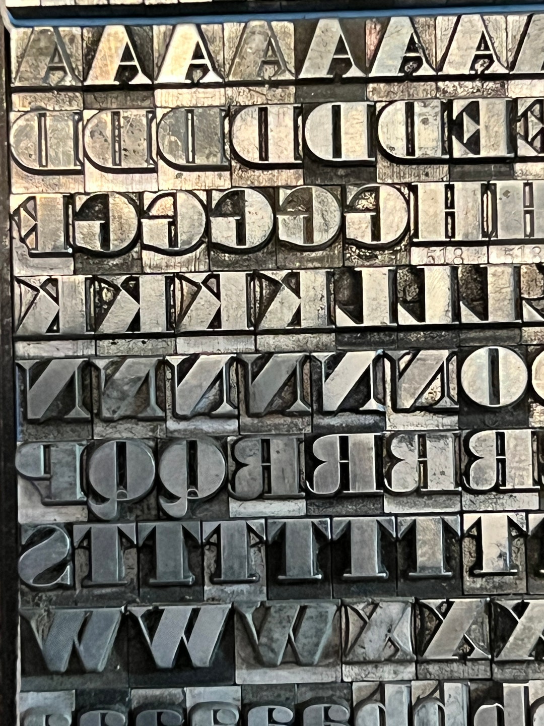 18 Pt Ultra Bodoni ATF 518 Letterpress Type 1 - Etsy