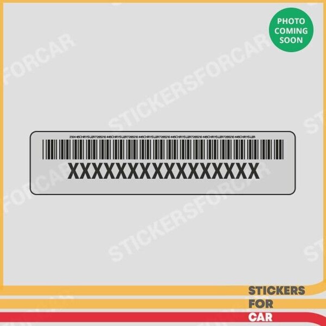 CHRYSLER Windshield USA Vin Replica - Etsy