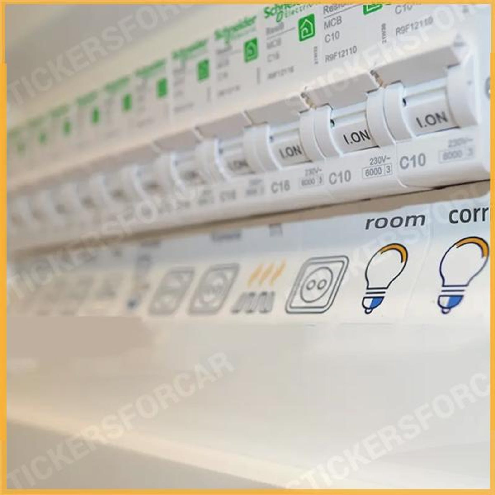 Electrical Panel Label Sticker 59pcs/set Easy Identification - Etsy