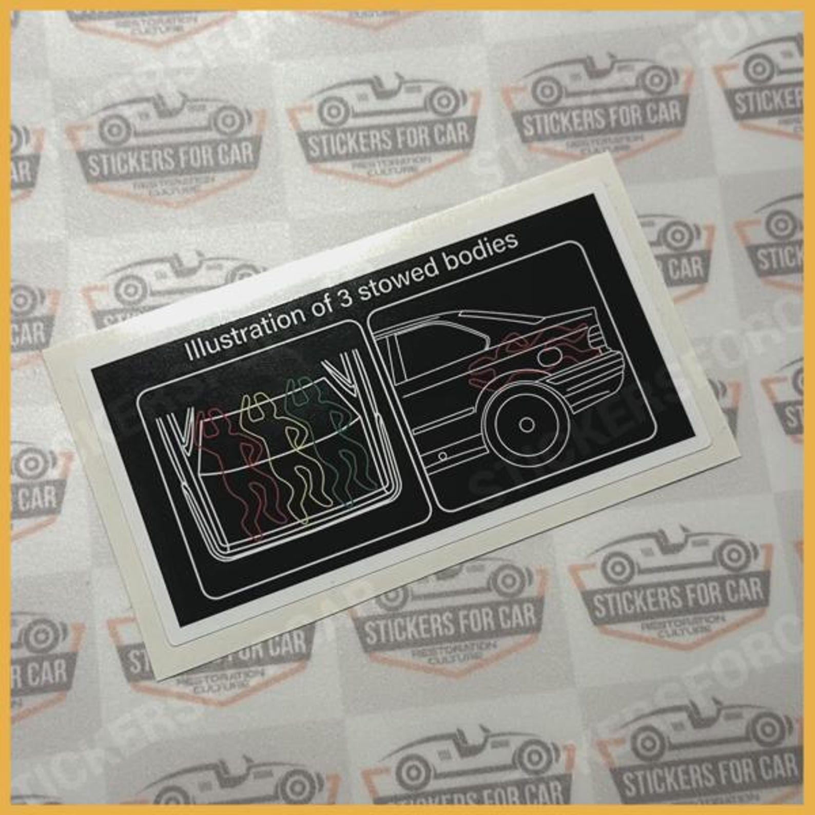 BMW Illustration of 3 Stowed Bodies Funny Sticker E30 E38 E39 E36 - Etsy
