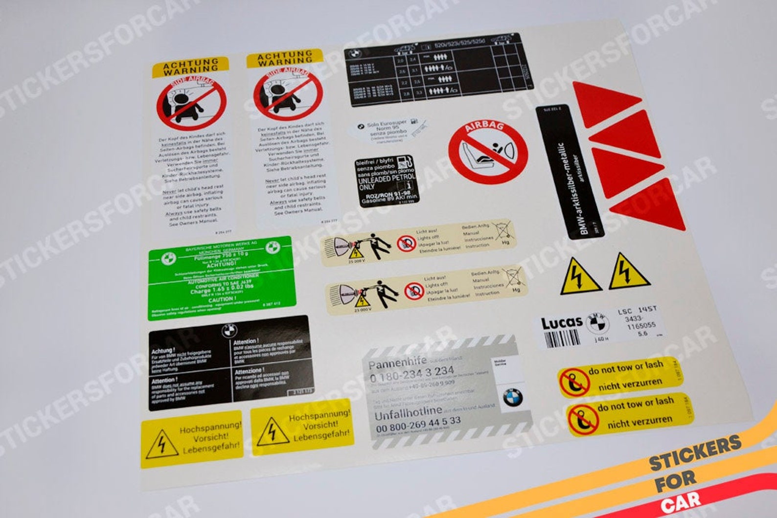 BMW E39 520 M5 Decals Stickers Set Restoration Aufkleber - Etsy Denmark