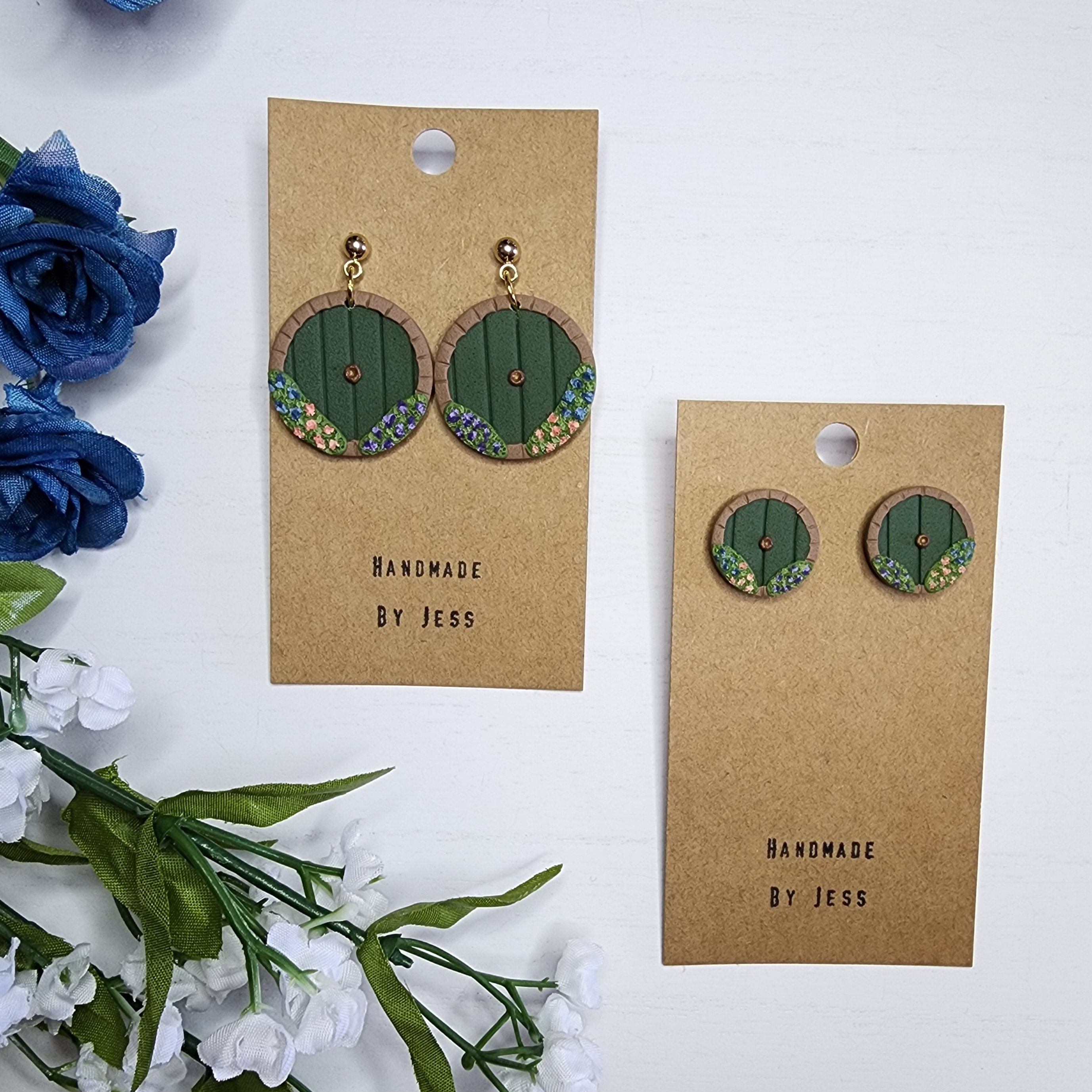 Hobbit Door Earrings 2023 | Handmade Polymer Clay Earrings | Clay Tree ...