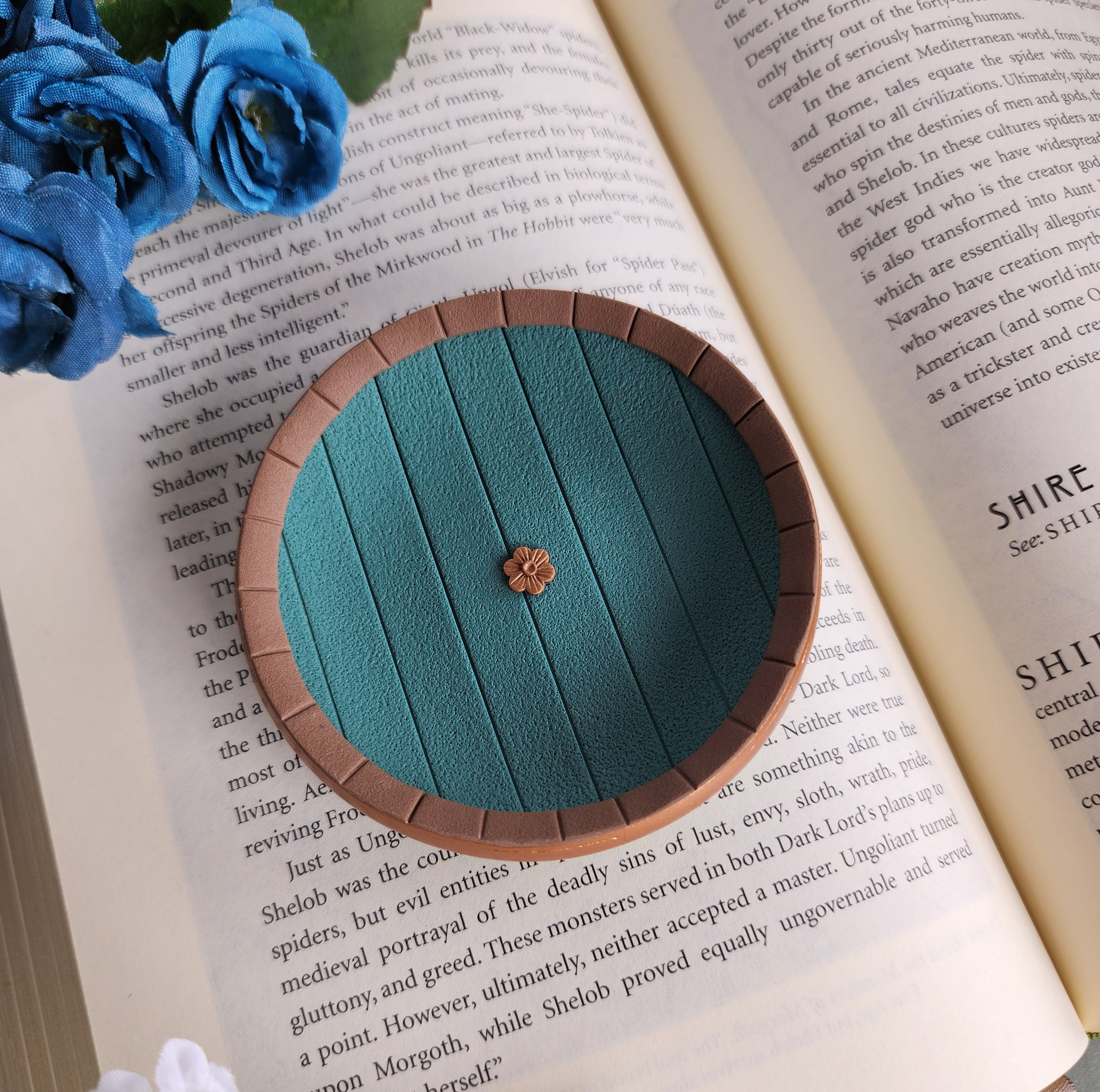 Hobbit Door Trinket Dishes Handmade Polymer Clay Trinket Dish Clay Tree ...