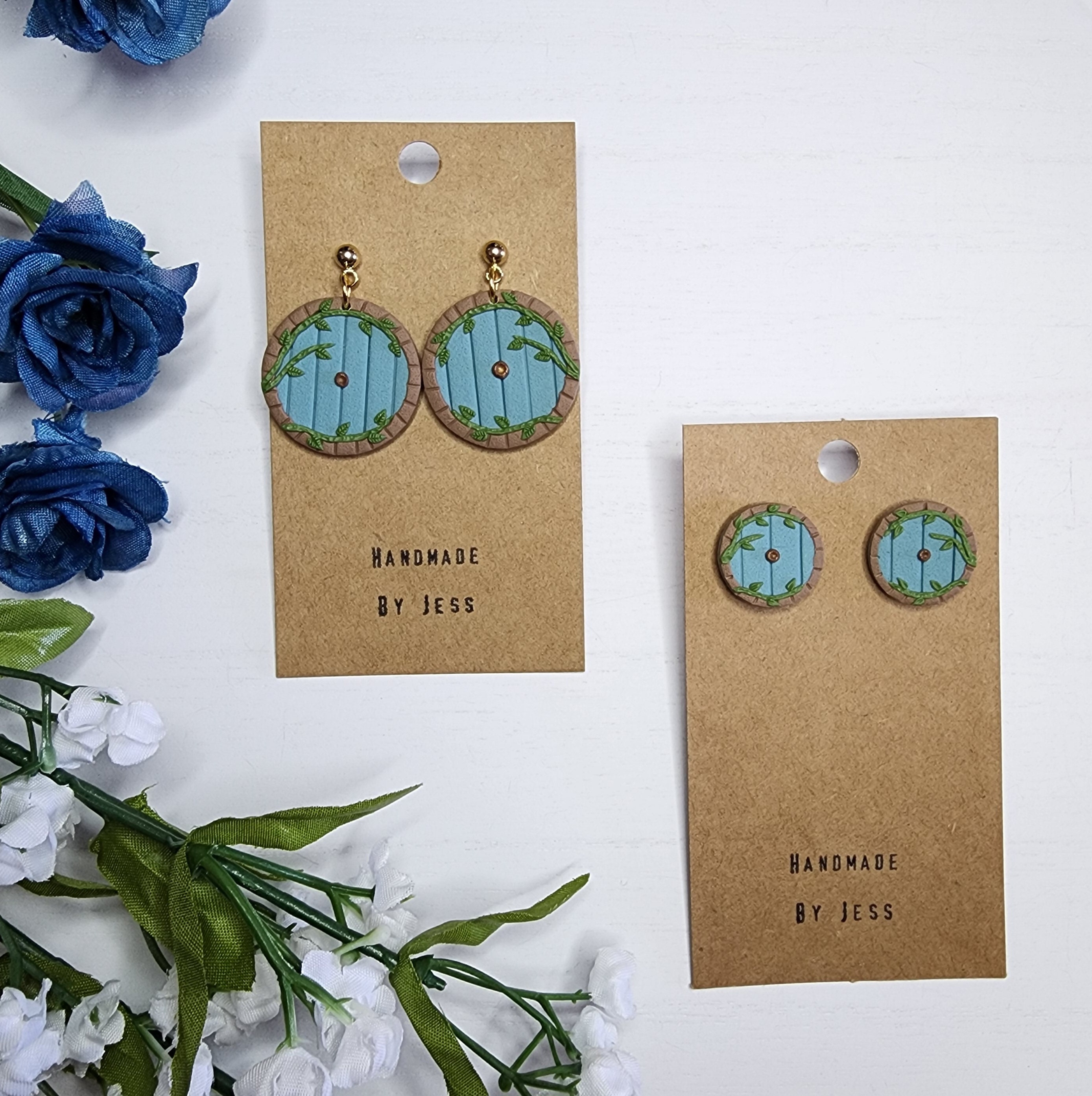 Hobbit Door Earrings 2023 | Handmade Polymer Clay Earrings | Clay Tree ...