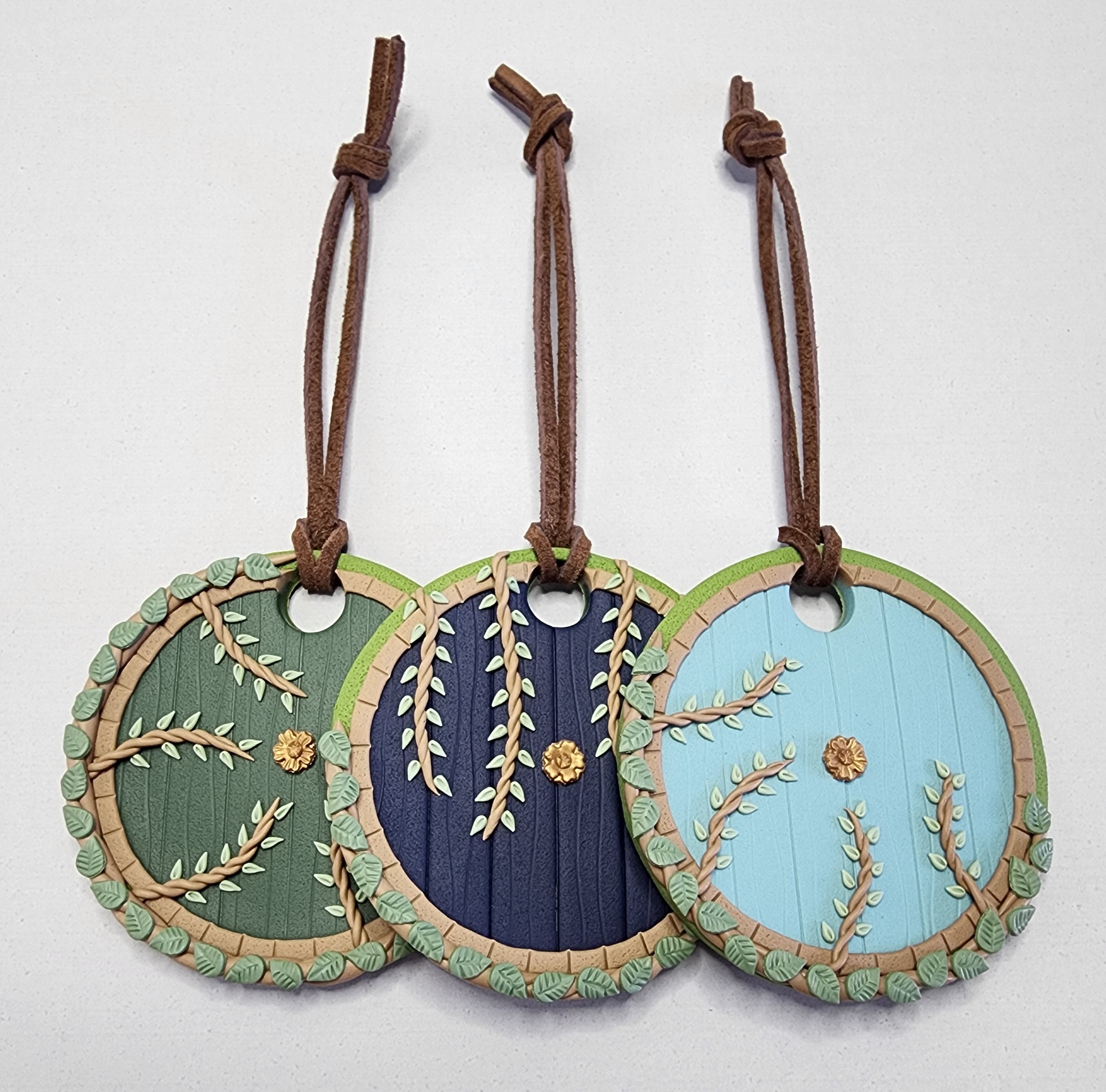 Hobbit Door Ornaments Handmade Polymer Clay Ornament Clay Tree Co. - Etsy