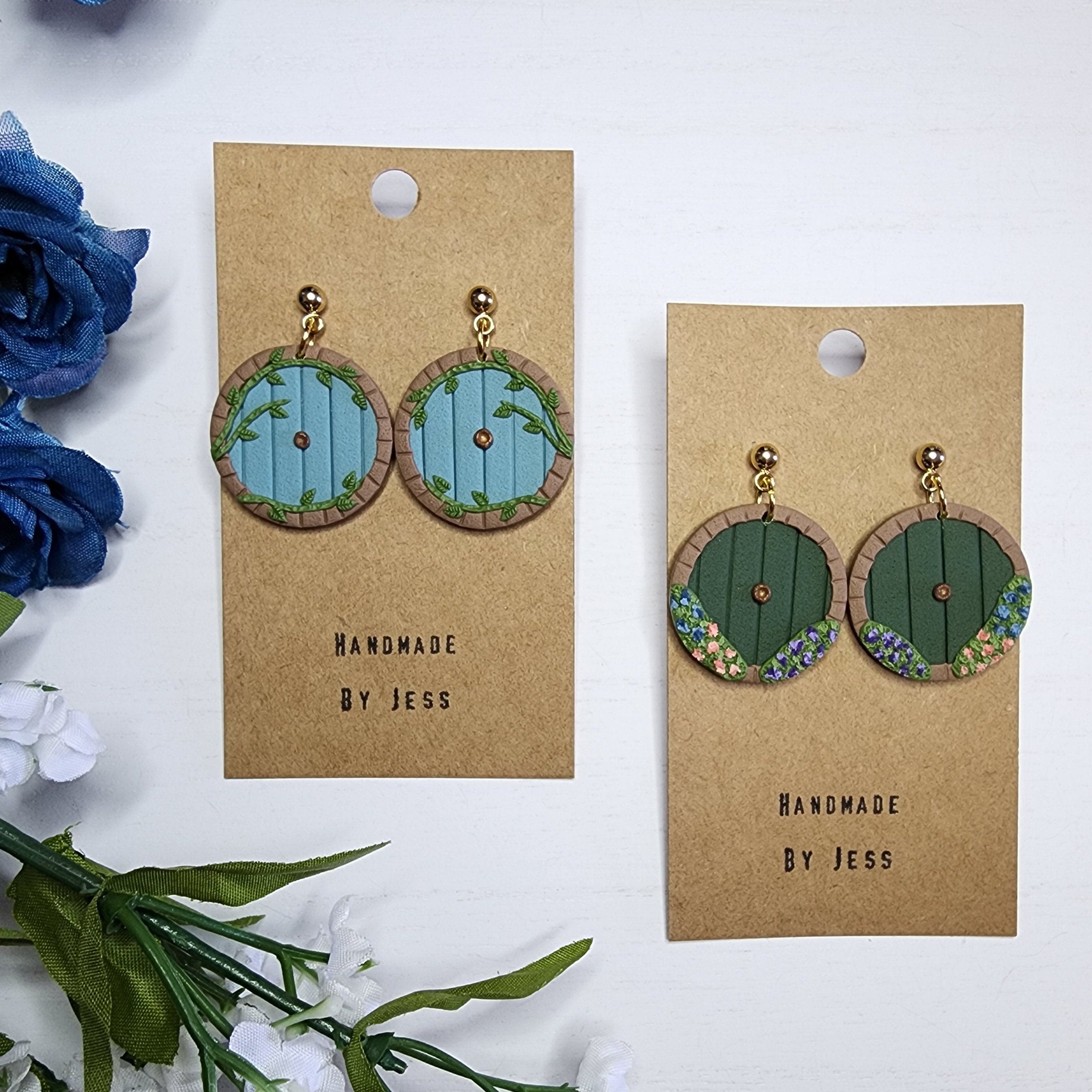 Hobbit Door Earrings 2023 | Handmade Polymer Clay Earrings | Clay Tree ...