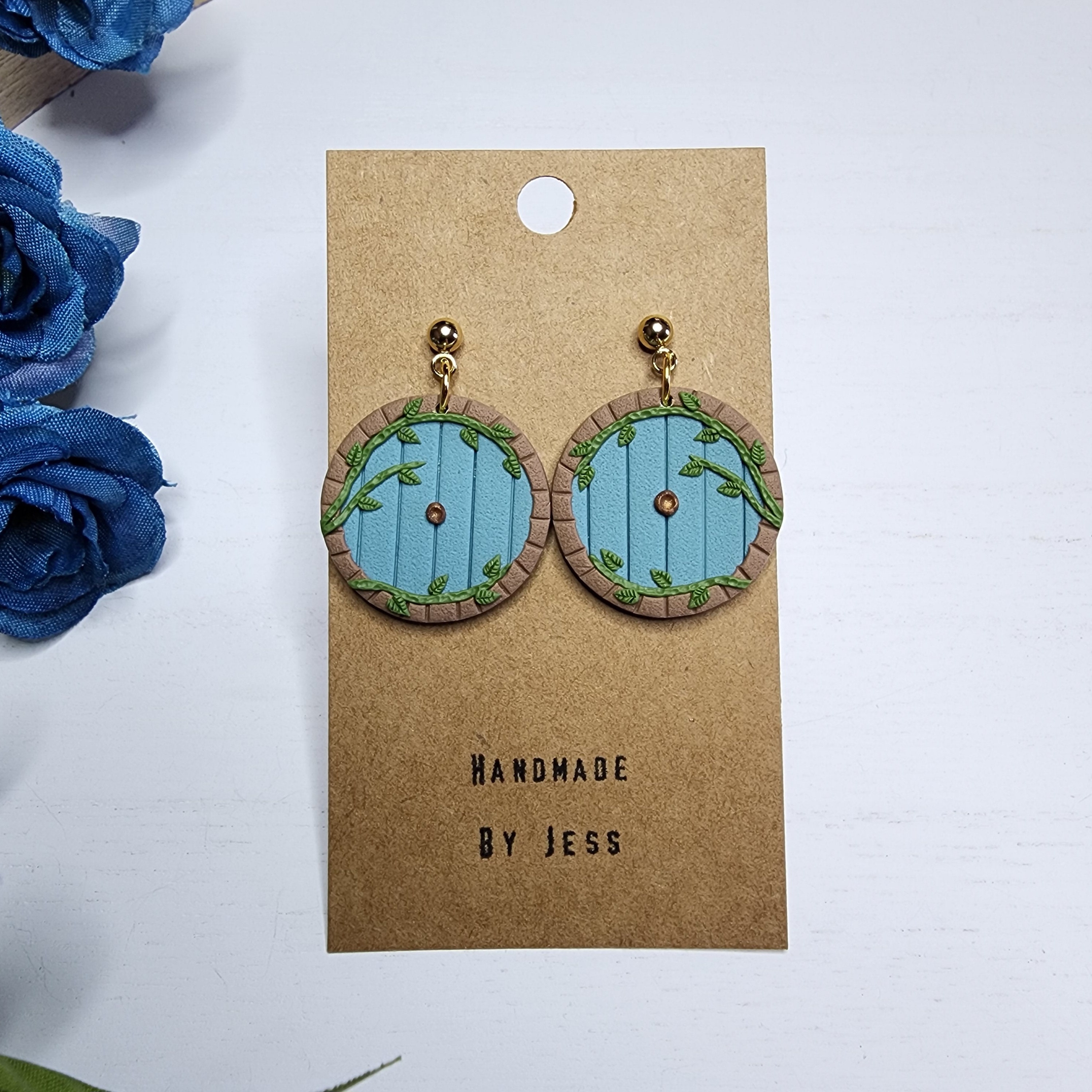 Hobbit Door Earrings 2023 | Handmade Polymer Clay Earrings | Clay Tree ...