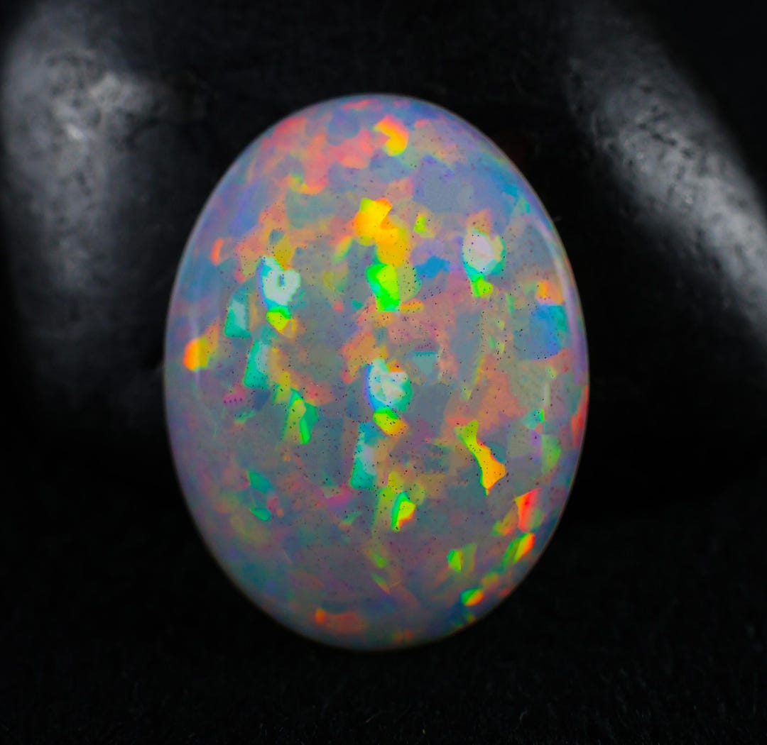 12.55 Crt, Natural Fire Oval Shape Opal Stone Making Jewelry, Genuine ...