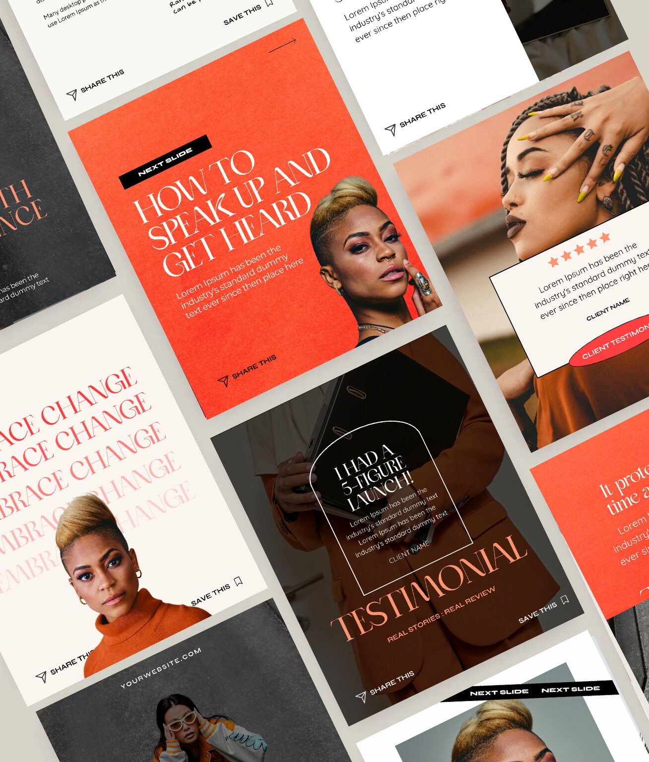 40 Canva Carousel Social Media Bundle for Coaches, Consultants ...