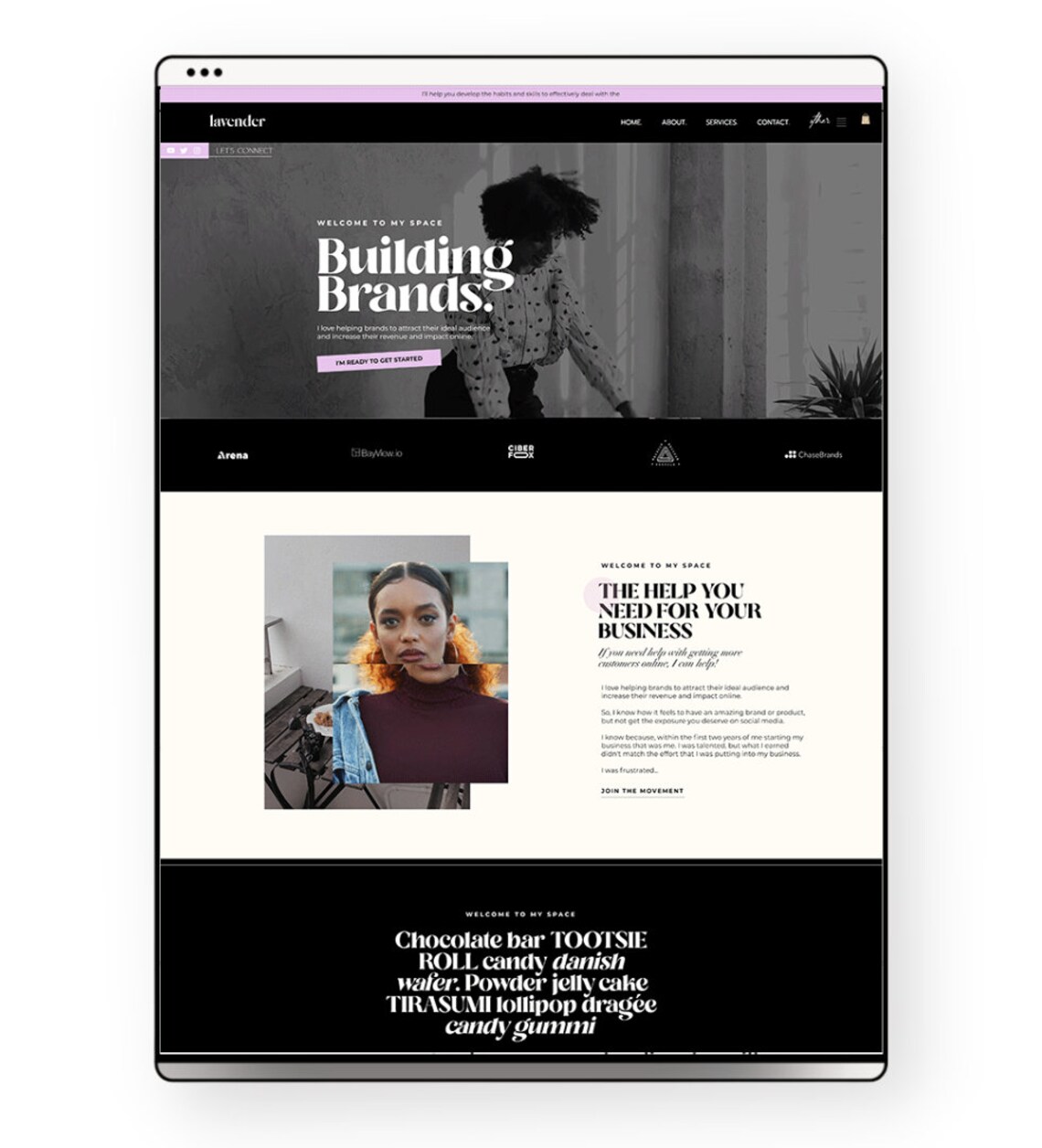 Premium Website Templates Wix Template for Service Based - Etsy