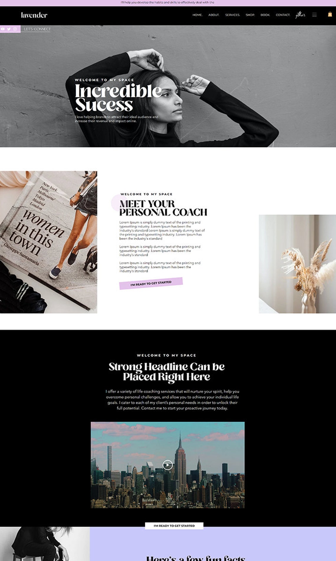Premium Website Templates Wix Template for Service Based - Etsy
