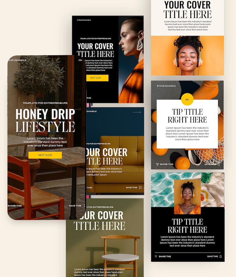 45 Canva Carousel Social Media Bundle for Coaches, Consultants & Service Providers - Etsy