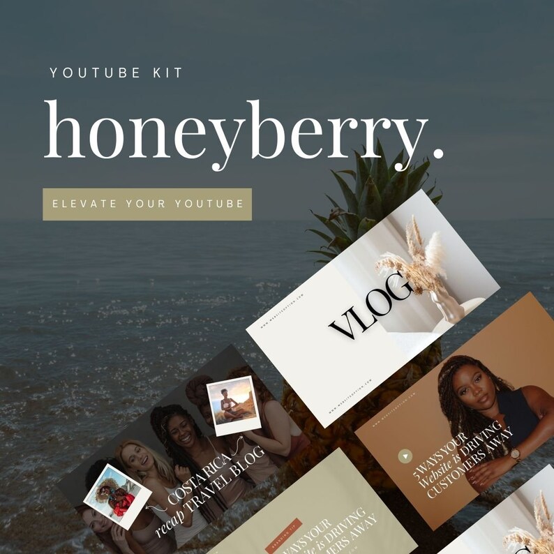 Youtube Branding Kit L Editable Banners Intros & Outro - Etsy