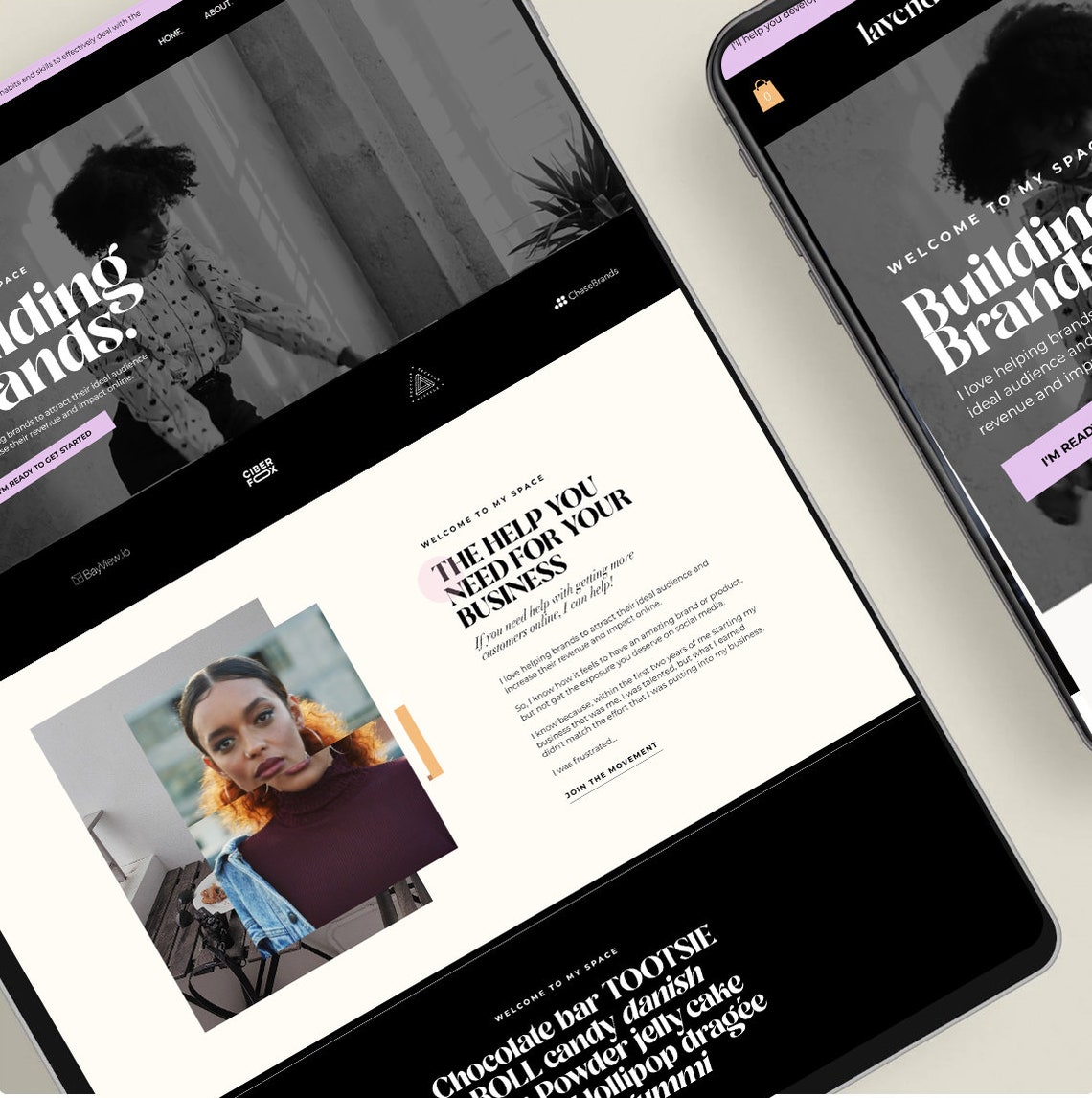 Premium Website Templates Wix Template for Service Based - Etsy