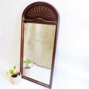Vintage Wood Framed Bombay Company Mirror, Sunburst Mirror, Vintage ...